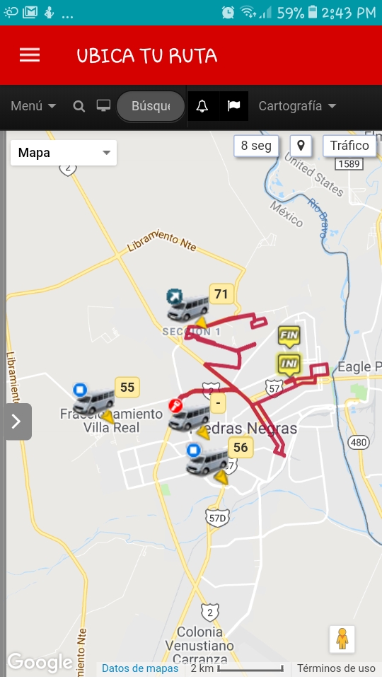 “Ubica tu Ruta” ya esta en funciones