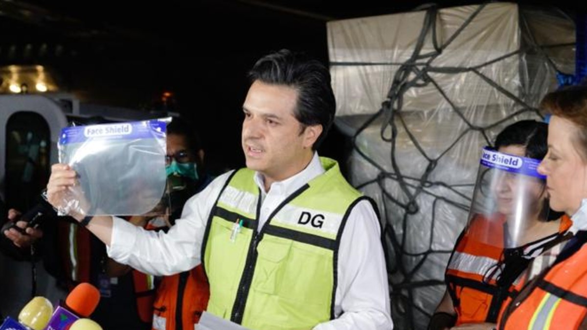 Alista IMSS repartición de 192 mil caretas protectoras de China